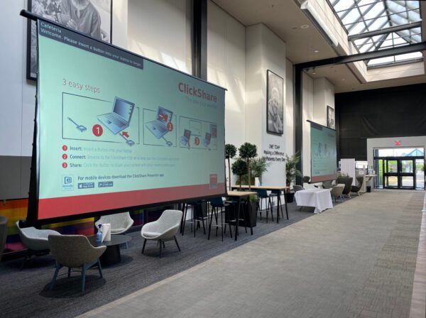 Zero-G Screen Installation - AVT.ca - thoughtful av starts here